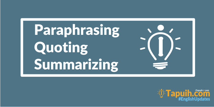 Test Prep - Summarizing, Paraphrasing and Quoting Quiz 6th - 8th Grade ...