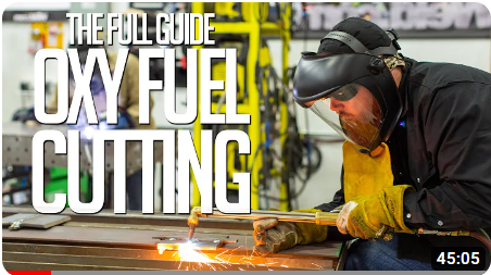 Oxy-Acetylene Cutting Flashcard Flashcard