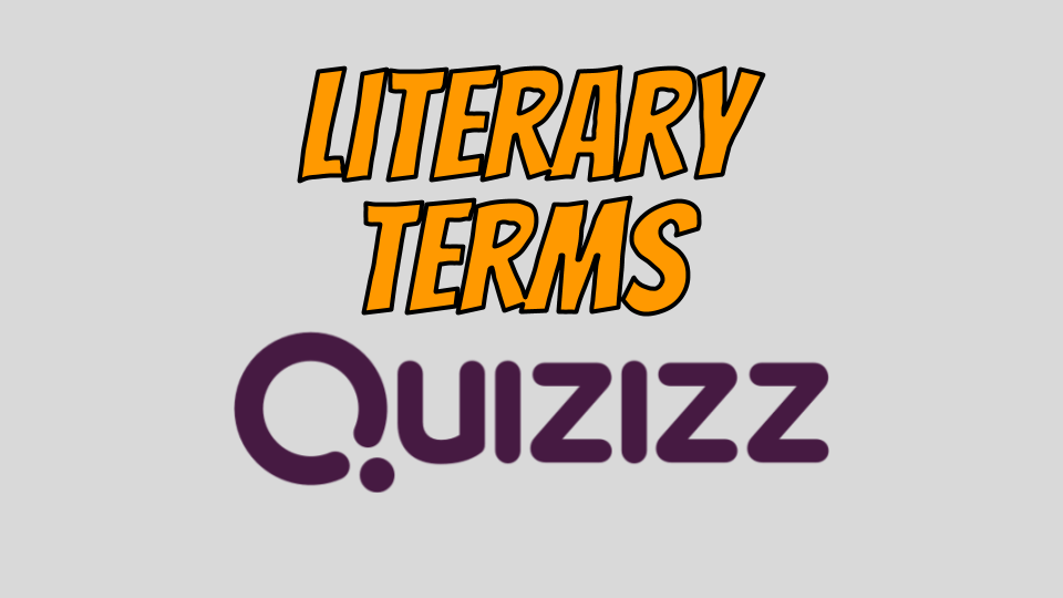 Vocabulary Flashcard: Understanding Key Literary Terms 6th Grade ...