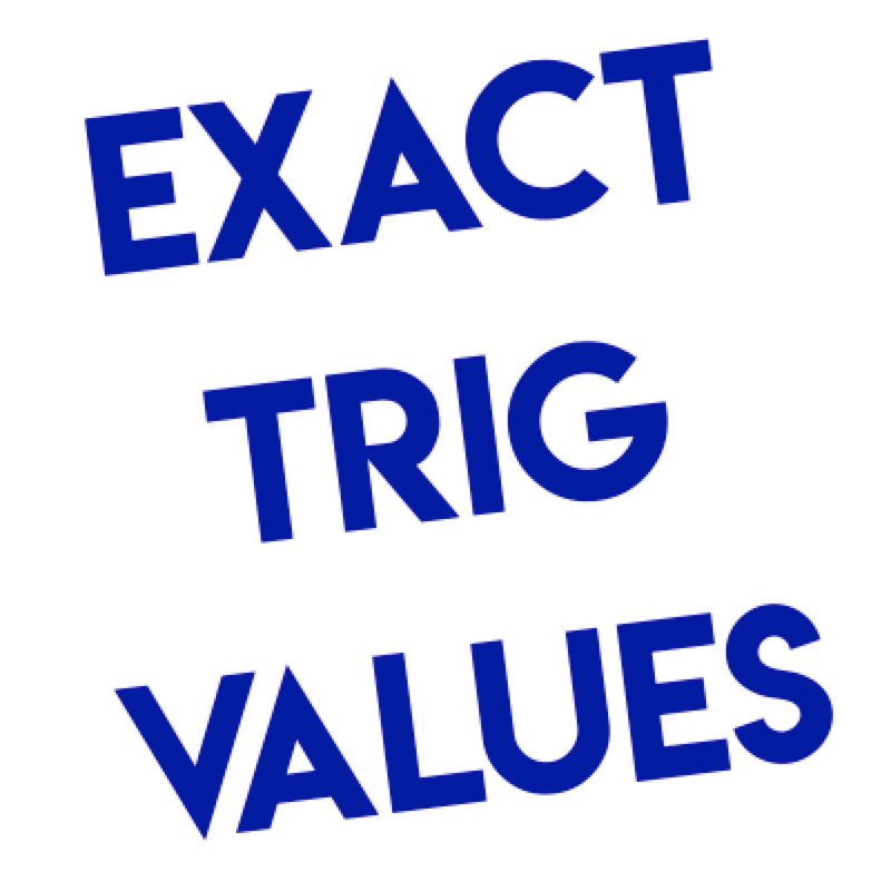Exact Trig Values Flashcard (3B) 9th - 12th Grade Flashcard | Quizizz