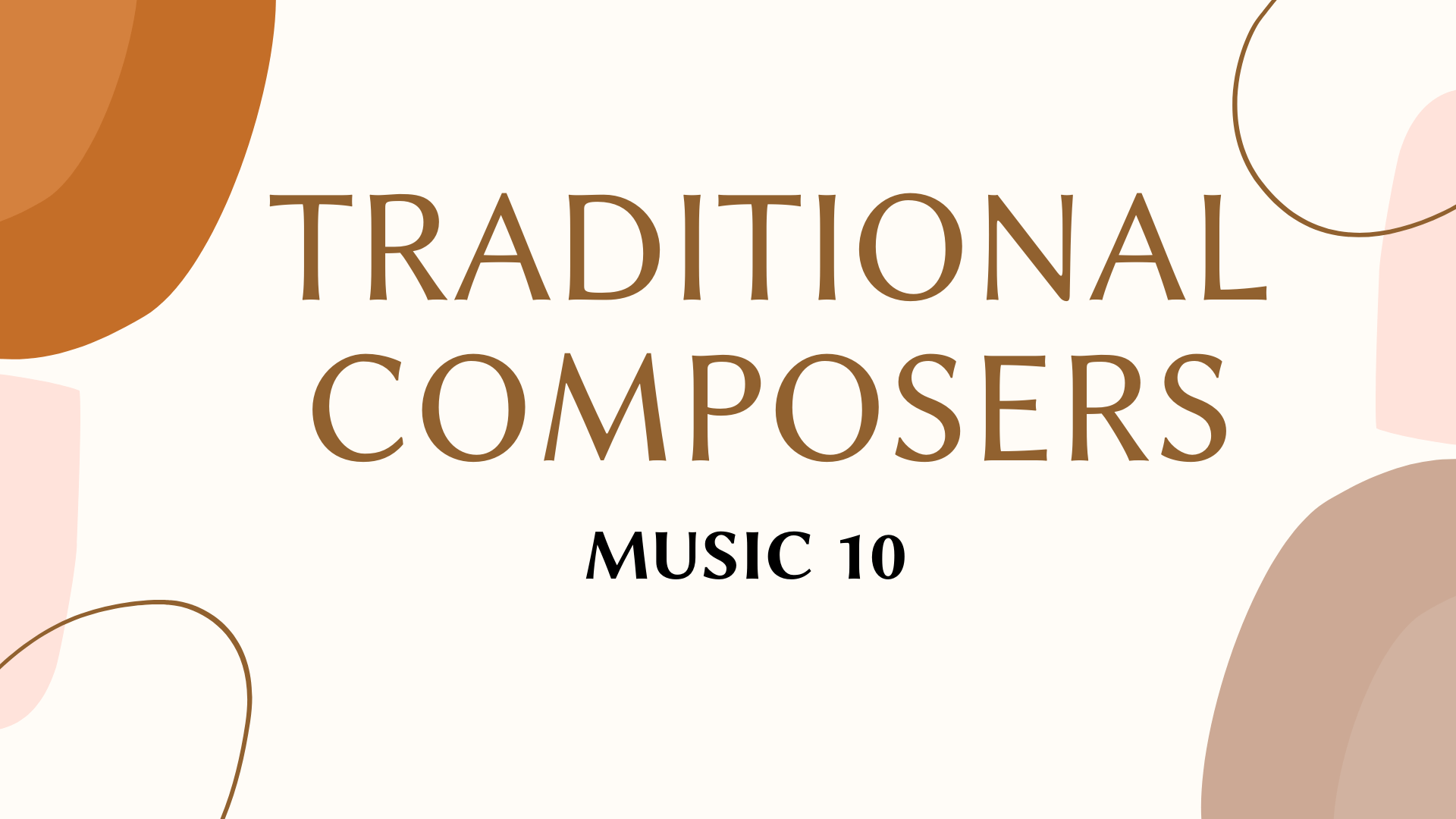 Famous Composers and Their Works Flashcards