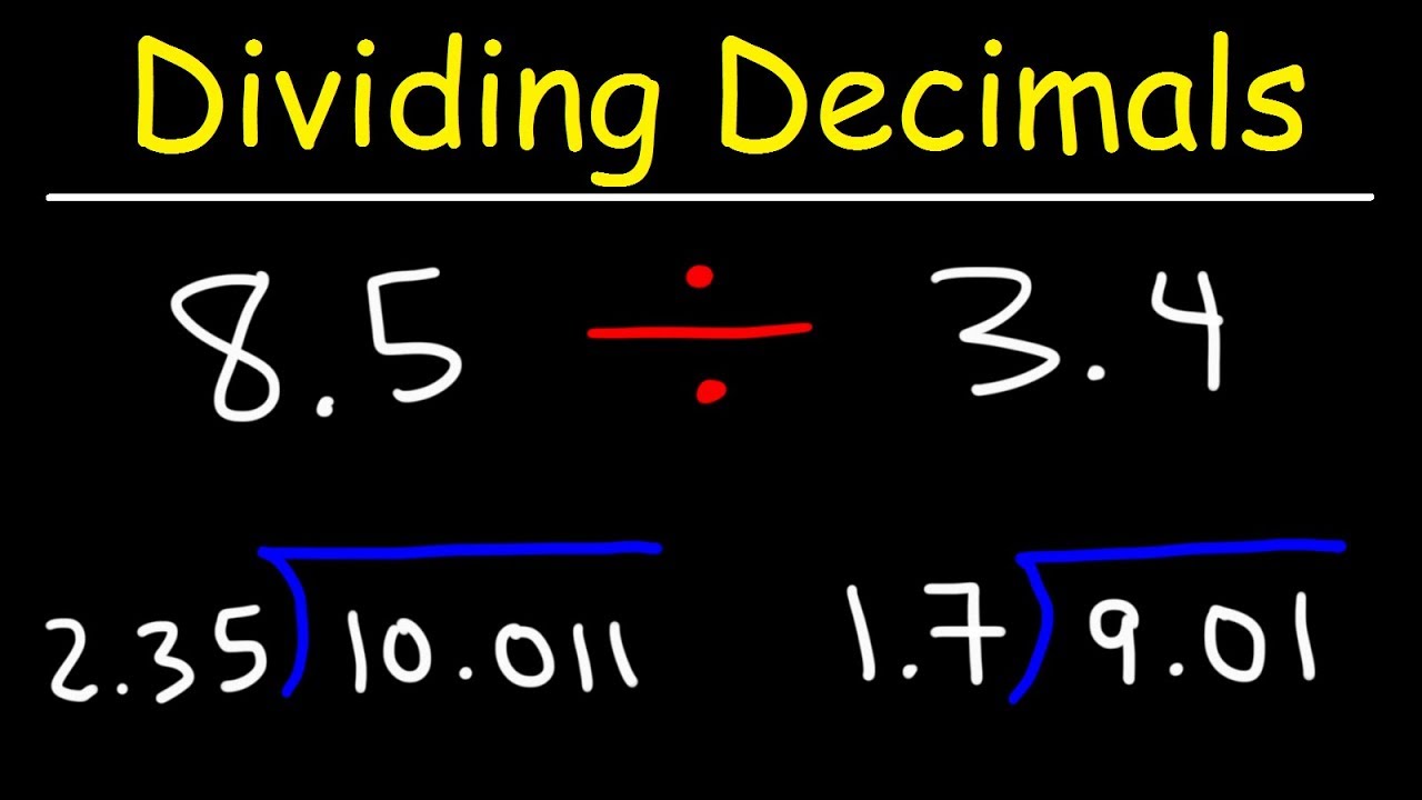 Chapter 7: Dividing Decimals and Whole Numbers 5th Grade Flashcard ...