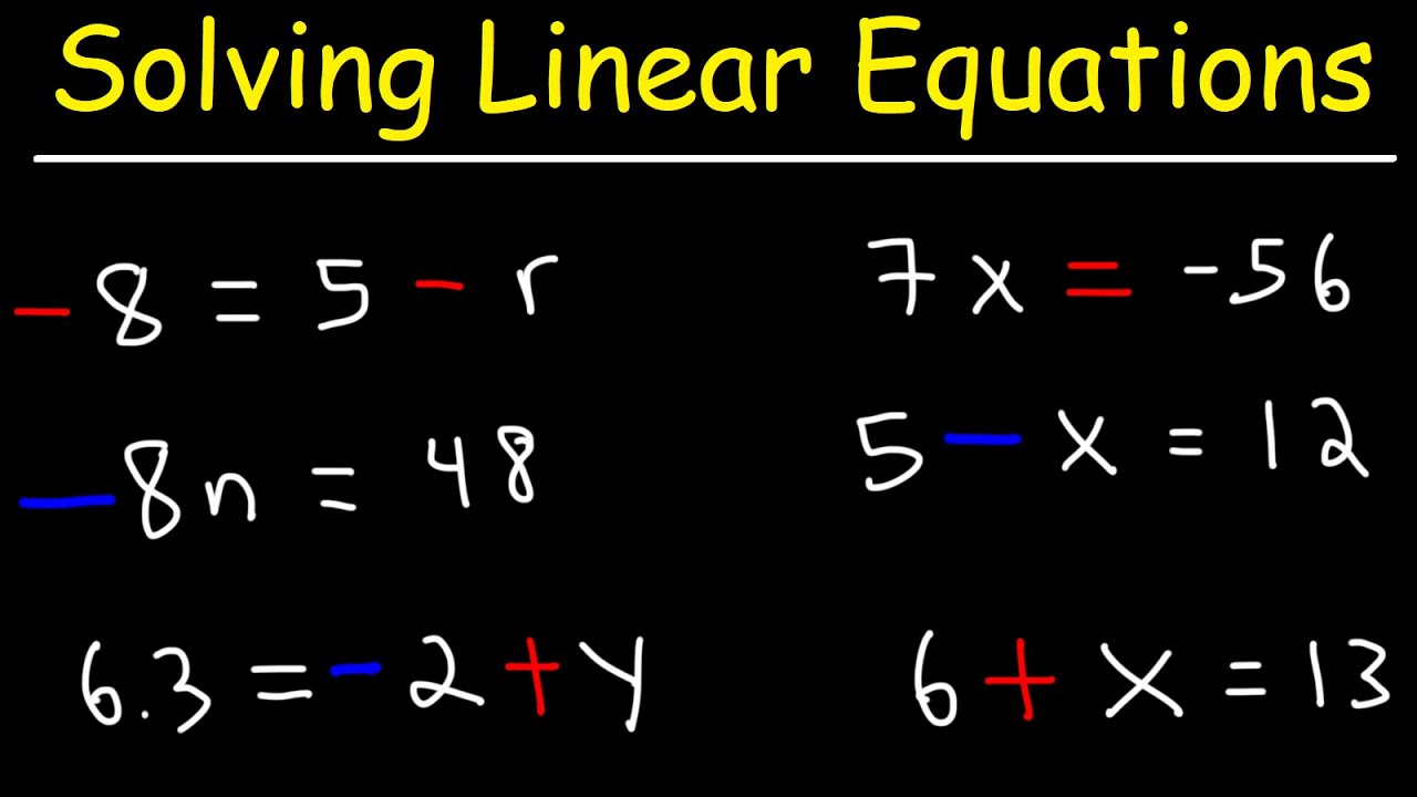 Solving Linear Equations 6th - 8th Grade Flashcard | Wayground