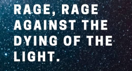 Flashcard: Do Not Go Gentle Into That Good Night 9th - 12th Grade ...