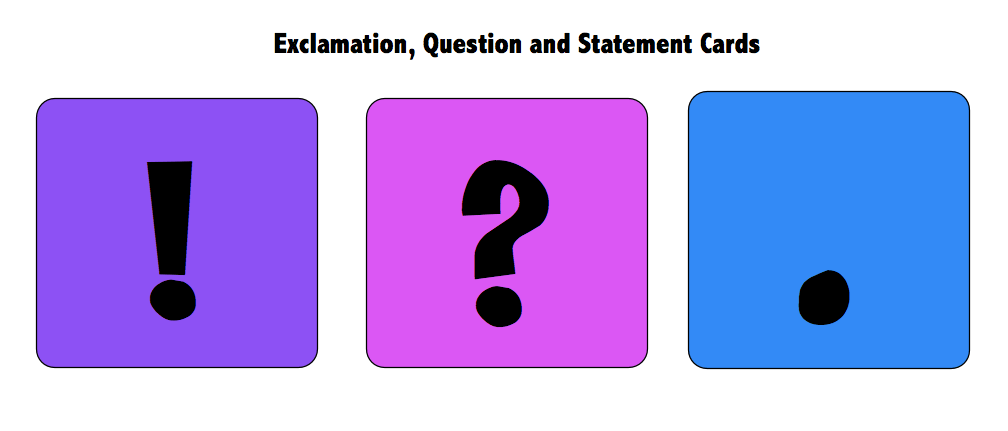 Question, statement, command, exclamation 5th Grade Flashcard | Wayground