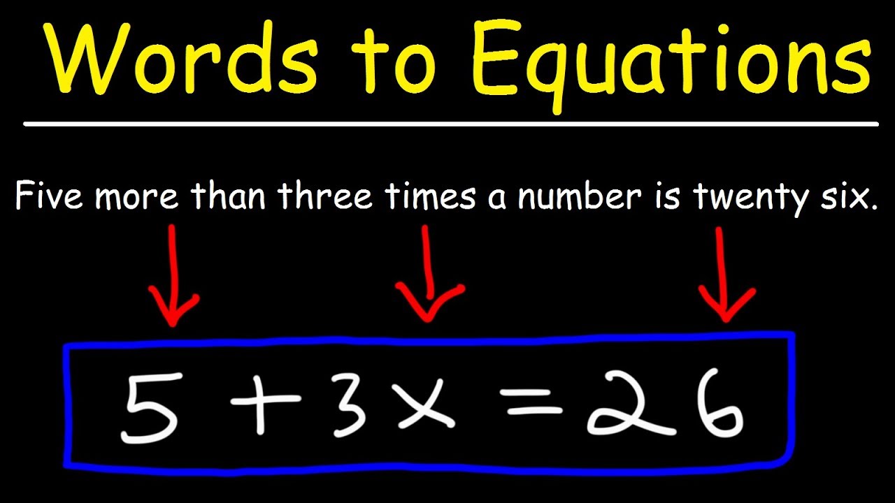 Translating Sentences to Equations 9th Grade Flashcard | Wayground