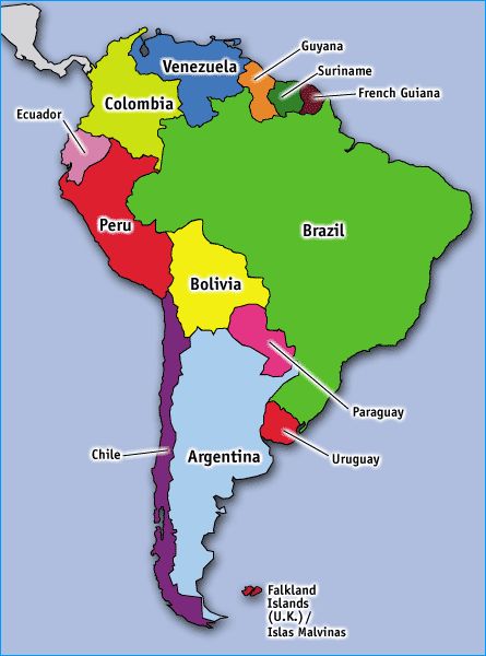 South America Review Flashcard
