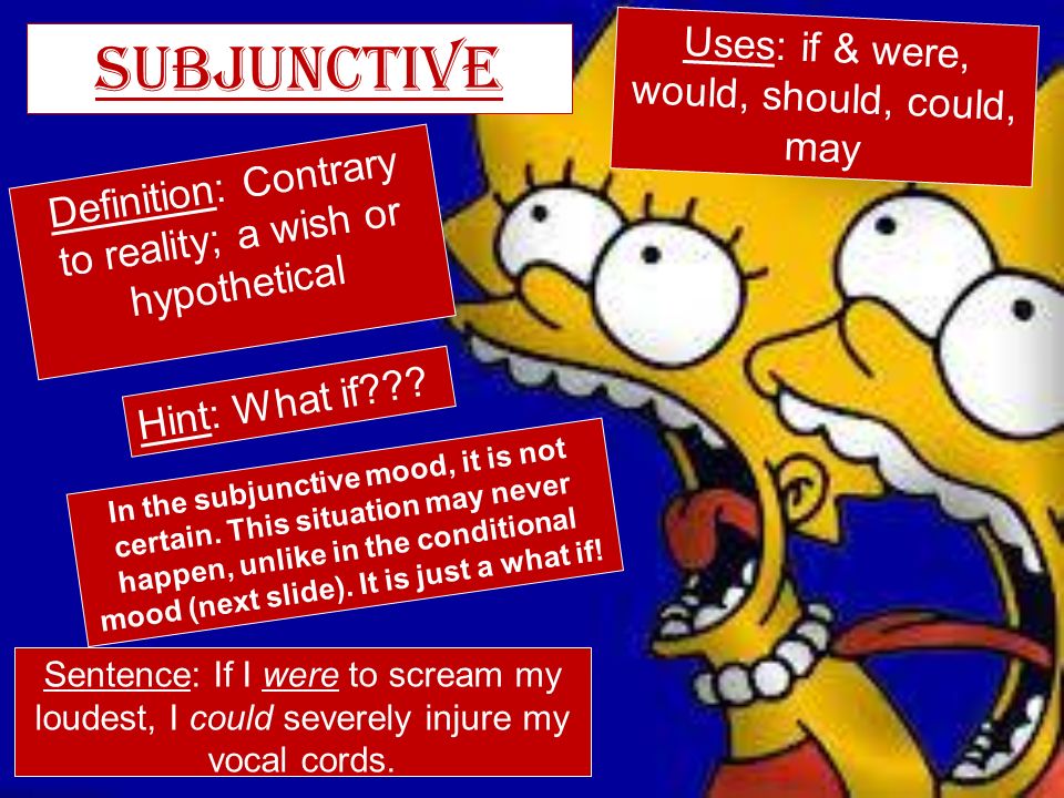 Mastering the Subjunctive Mood 8th Grade Flashcard | Quizizz