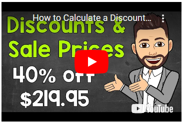 Calculating Discount and Sales Tax 6th - 8th Grade Flashcard | Quizizz