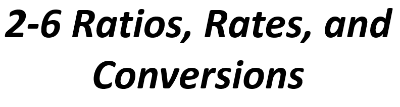 Ratios, Rates, and Unit Conversions Flashcard 6th Grade Flashcard ...