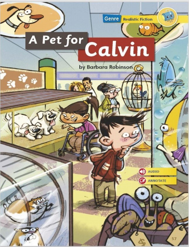 U3 W 2 A Pet for Calvin (Comprehension) 5th Grade Flashcard | Wayground