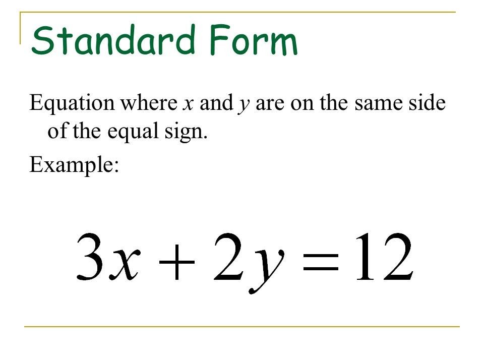 Converting Line Equations to Standard Form 9th - 12th Grade Quiz | Quizizz