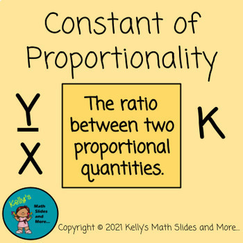 Constant of Proportionality Retest 7th - 8th Grade Flashcard ...