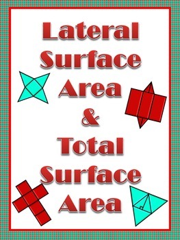 Total Surface Area and Lateral Surface Area 8th Grade Flashcard | Wayground